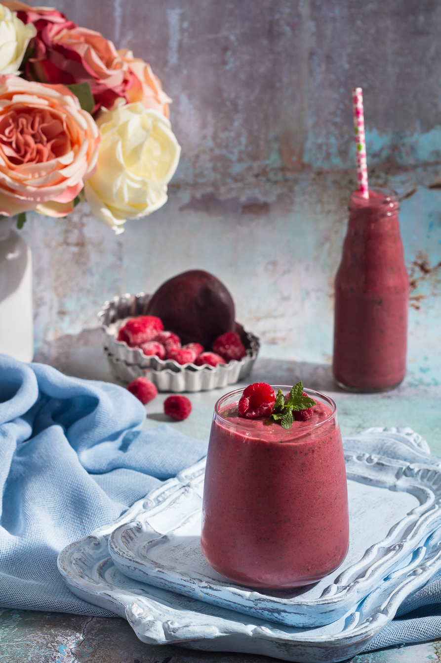Smoothie με Παντζάρι και Σμέουρα - The Healthy Cook